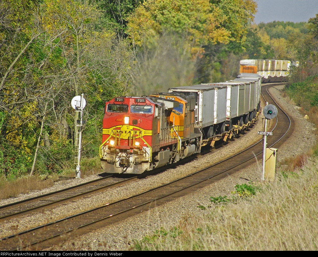 BNSF 701, BNSF's Aurora Sub.